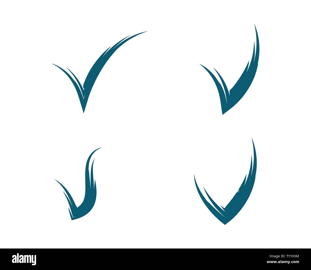 V Letter Logo Template vector icon illustration Stock Vector Image ...