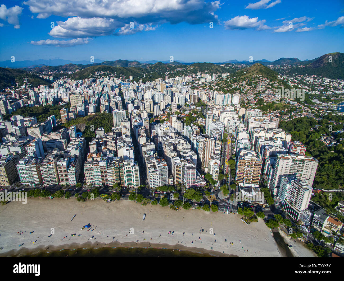 Town by the sea. City of Niteroi, State of Rio de Janeiro, Brazil South ...