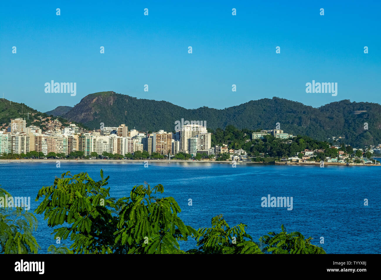 Town by the sea. City of Niteroi, State of Rio de Janeiro, Brazil South ...