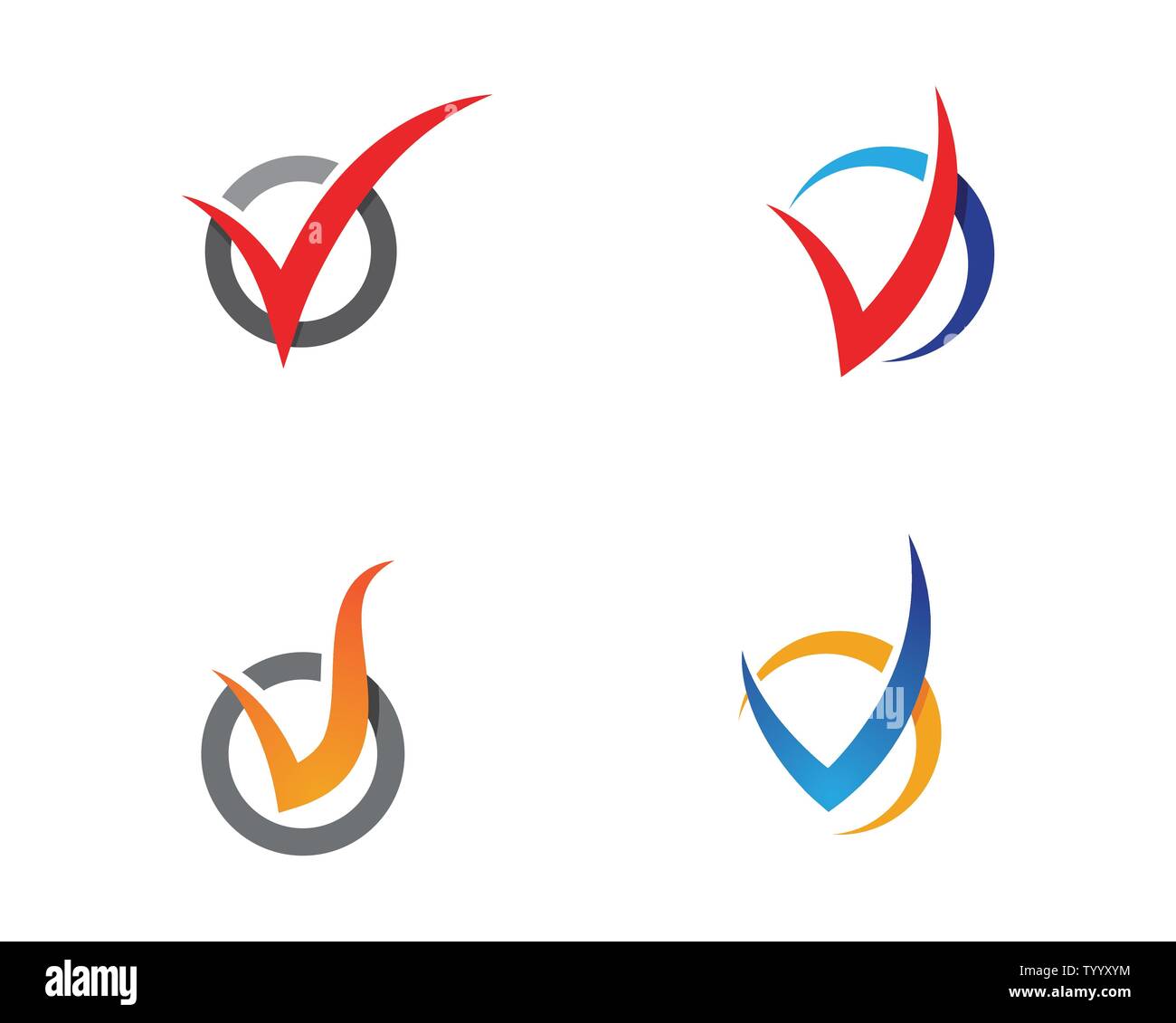 V Letter Logo Template vector icon illustration Stock Vector Image ...