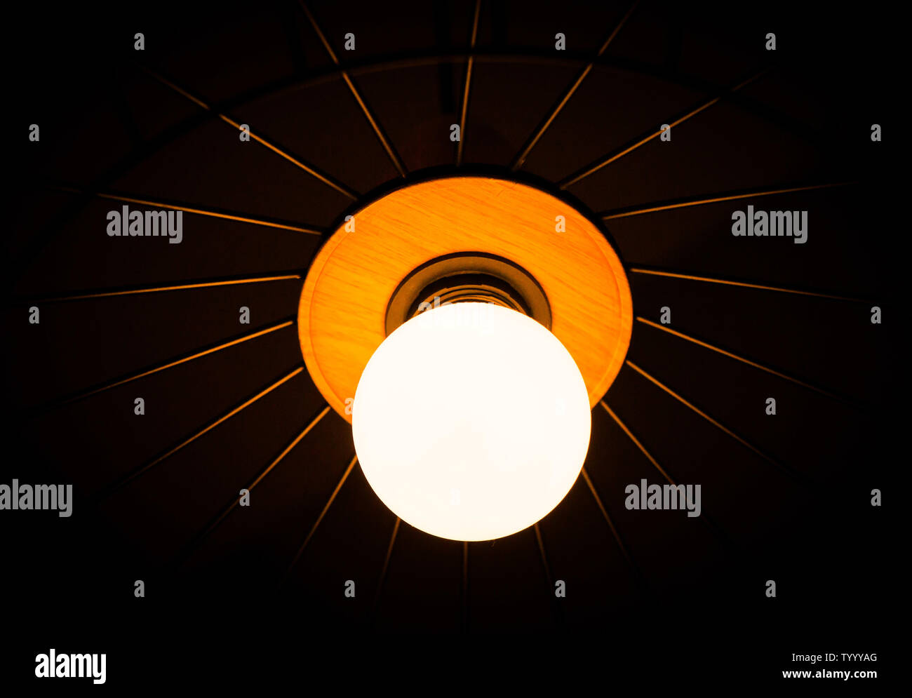 The light of the lamp Stock Photo - Alamy