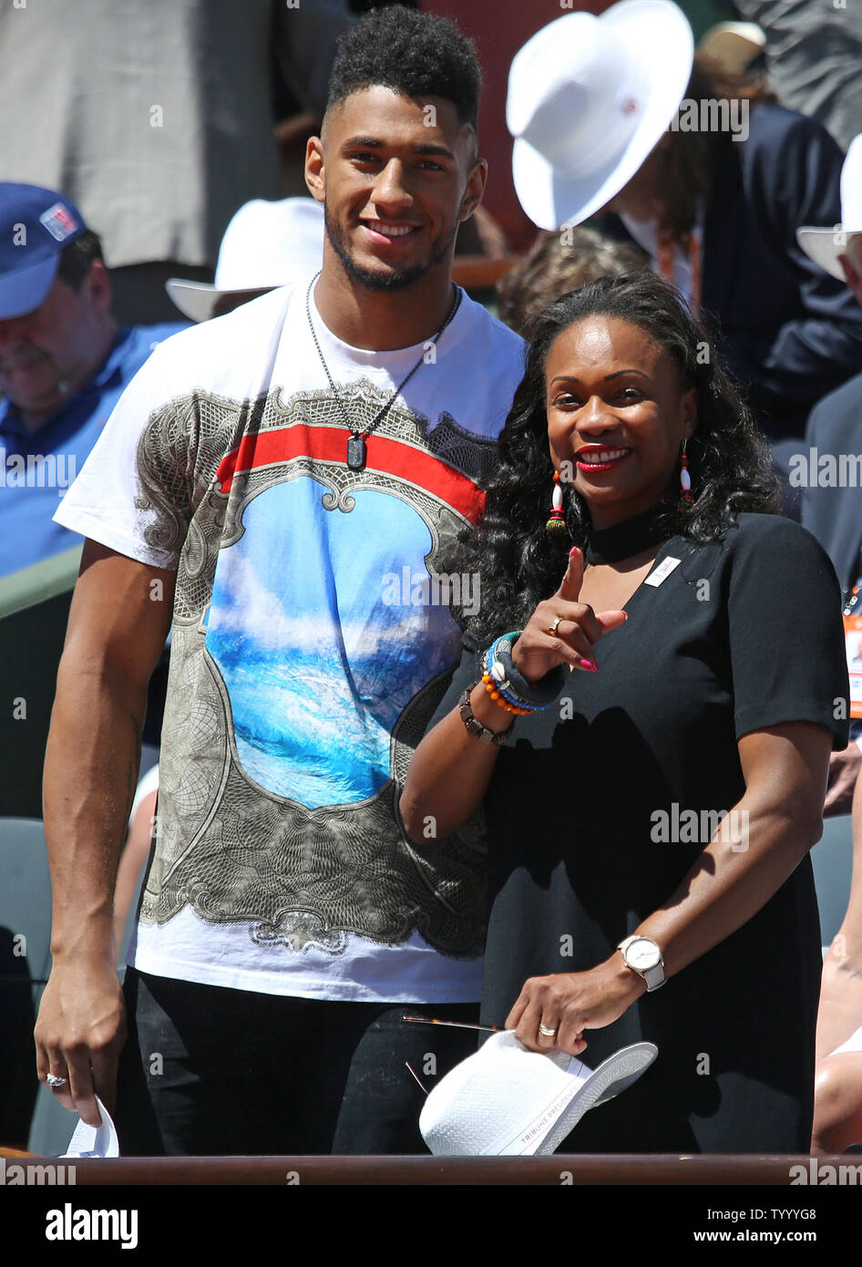 Olympic boxing gold medalist Tony Yoka and French Minister of Sport ...