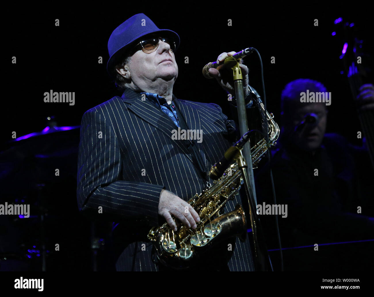 Van Morrison performs in concert at Salle Pleyel in Paris on November ...