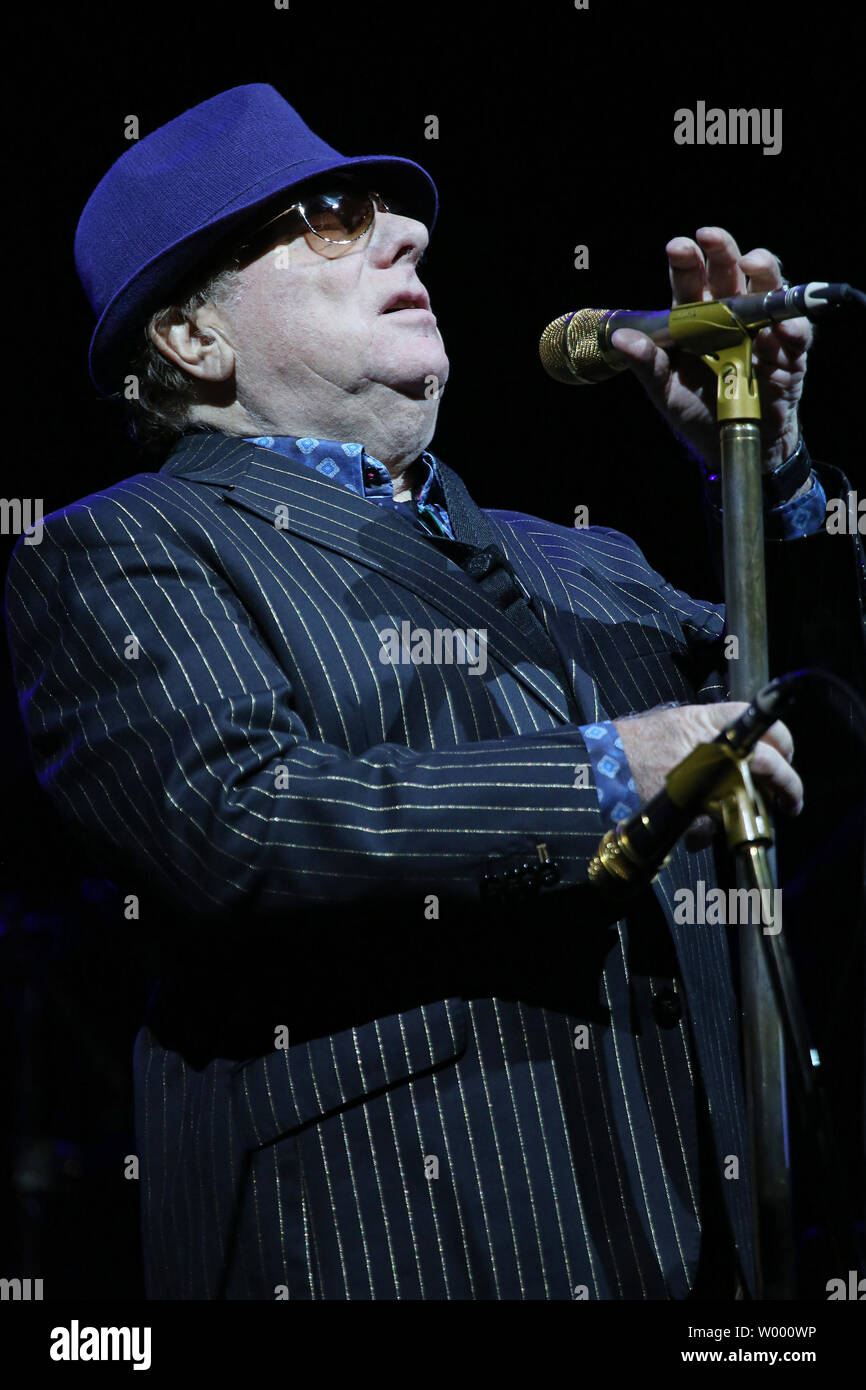 Van Morrison performs in concert at Salle Pleyel in Paris on November ...
