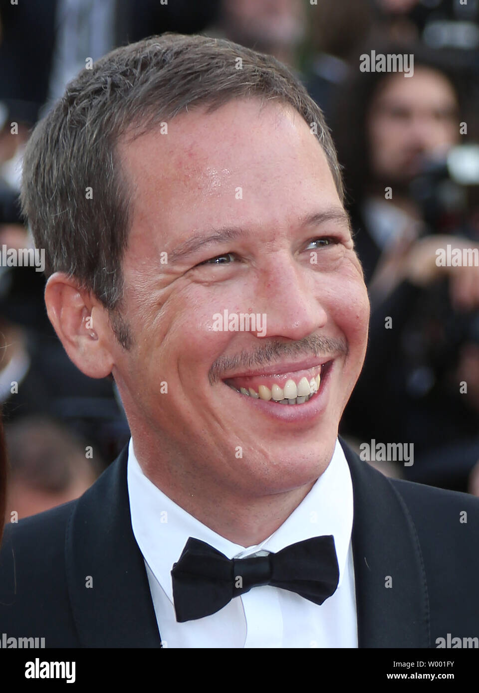 Reda Kateb arrives on the red carpet before the screening of the film ...