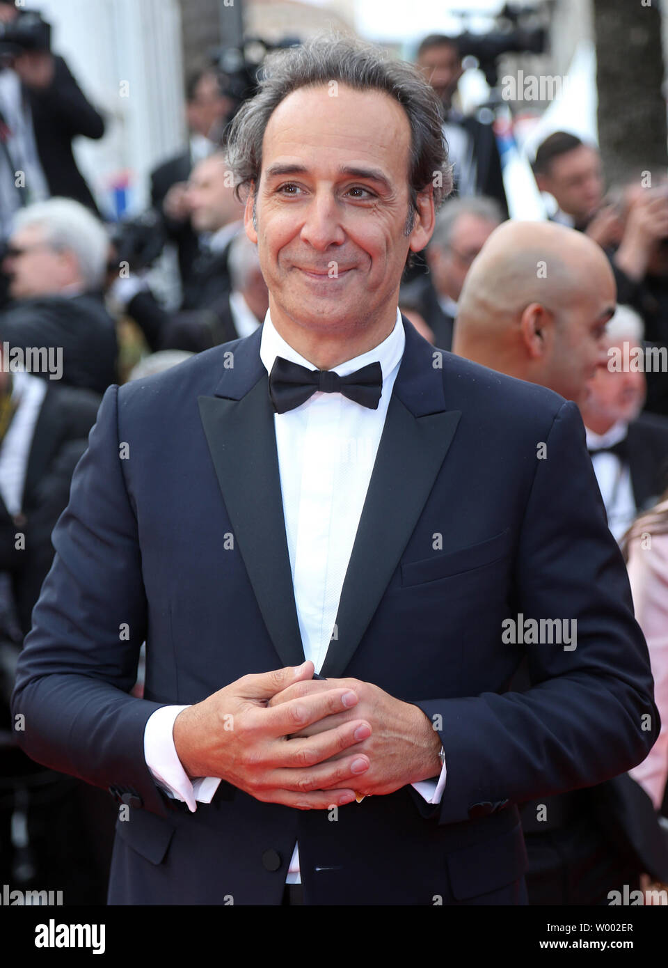 Alexandre Desplat arrives on the red carpet before the screening of the ...