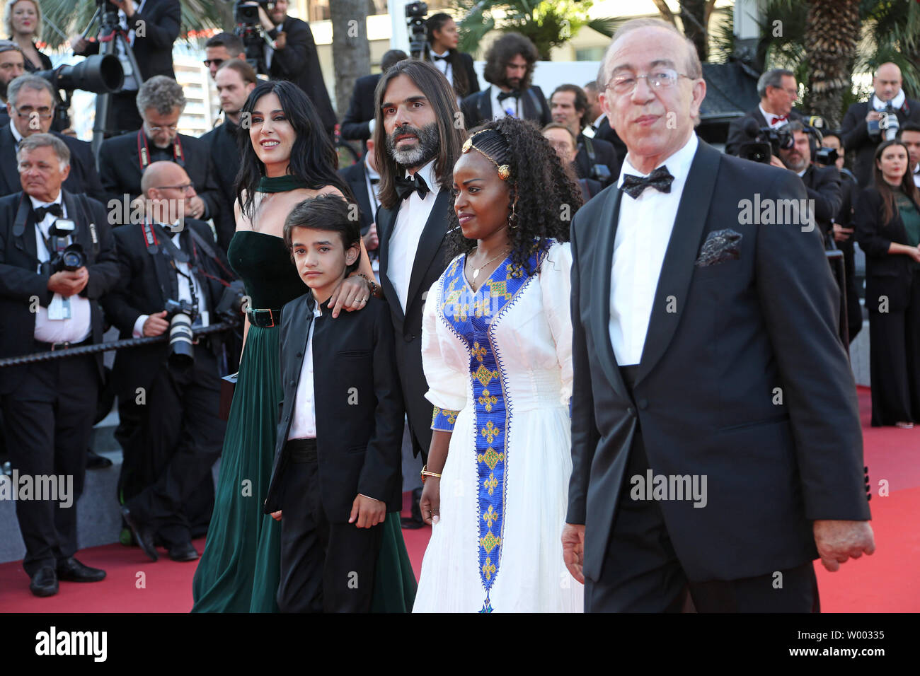 (L to R) Nadine Labaki, Zain Alrafeea, Khaled Mouzanar, Yordanos ...