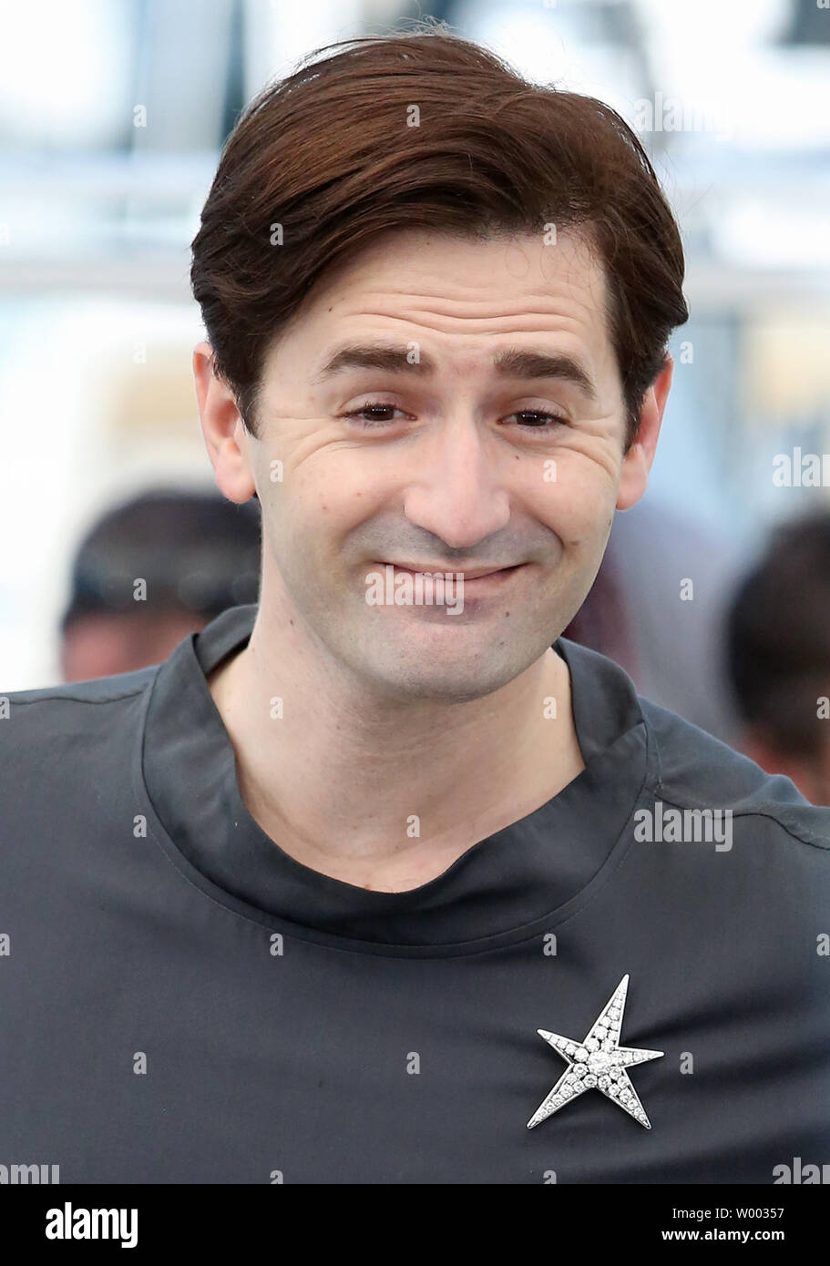 Nicolas Maury arrives at a photocall for the film "Knife + Heart (Un ...