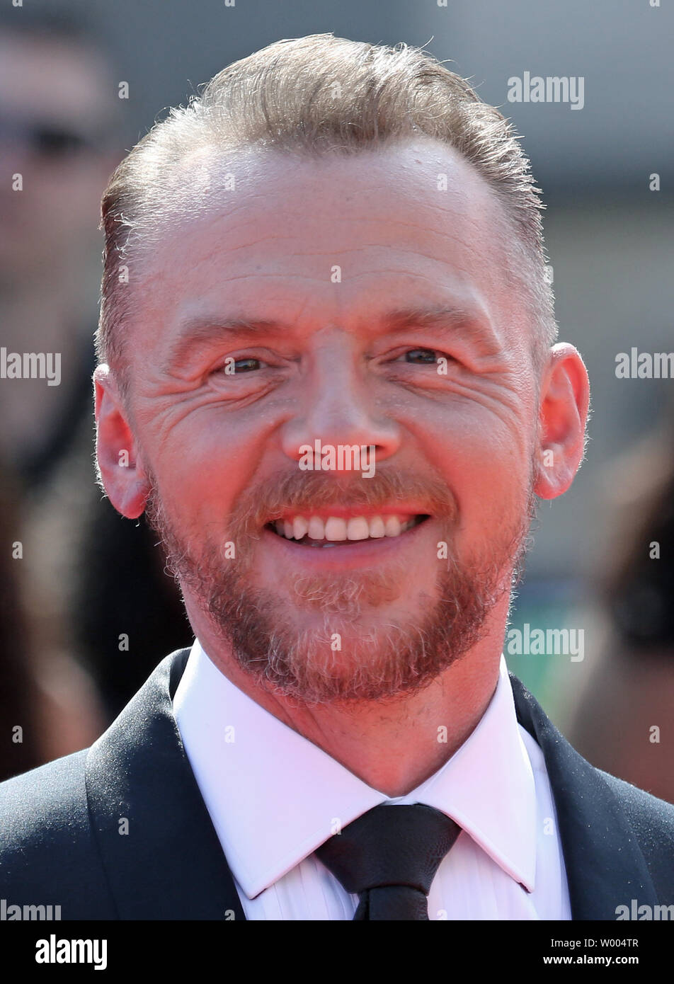 Simon Pegg attends the world premiere of the film "Mission: Impossible ...