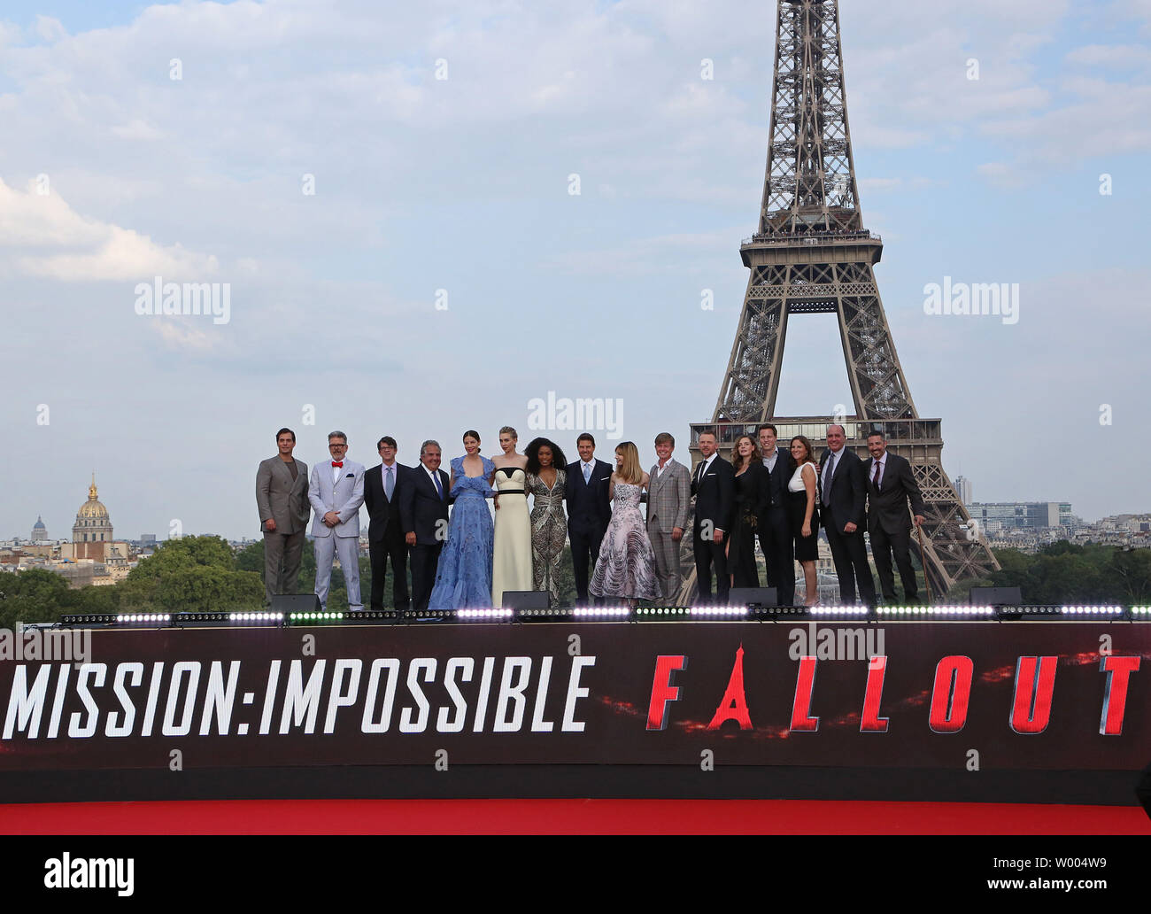The team from "Mission: Impossible - Fallout" attends the film's world ...