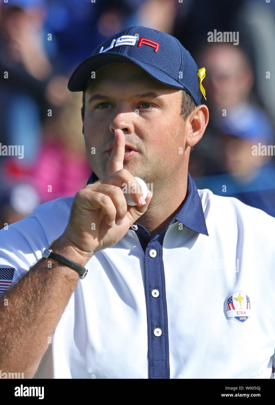 Ryder cup crowd 2018 hi-res stock photography and images - Alamy