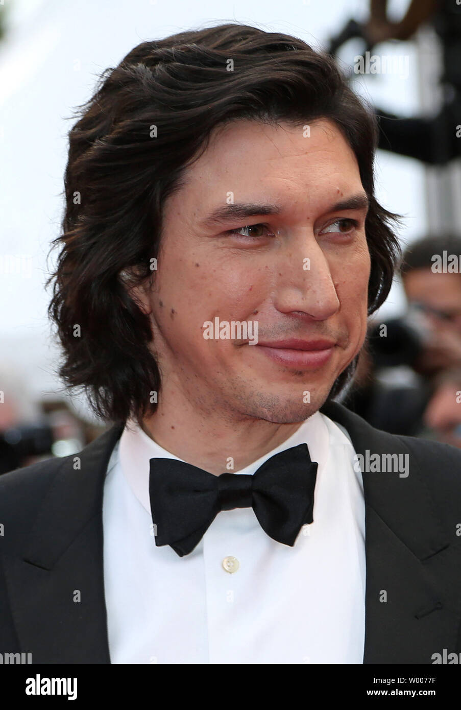 Adam Driver arrives on the red carpet before the screening of the film ...