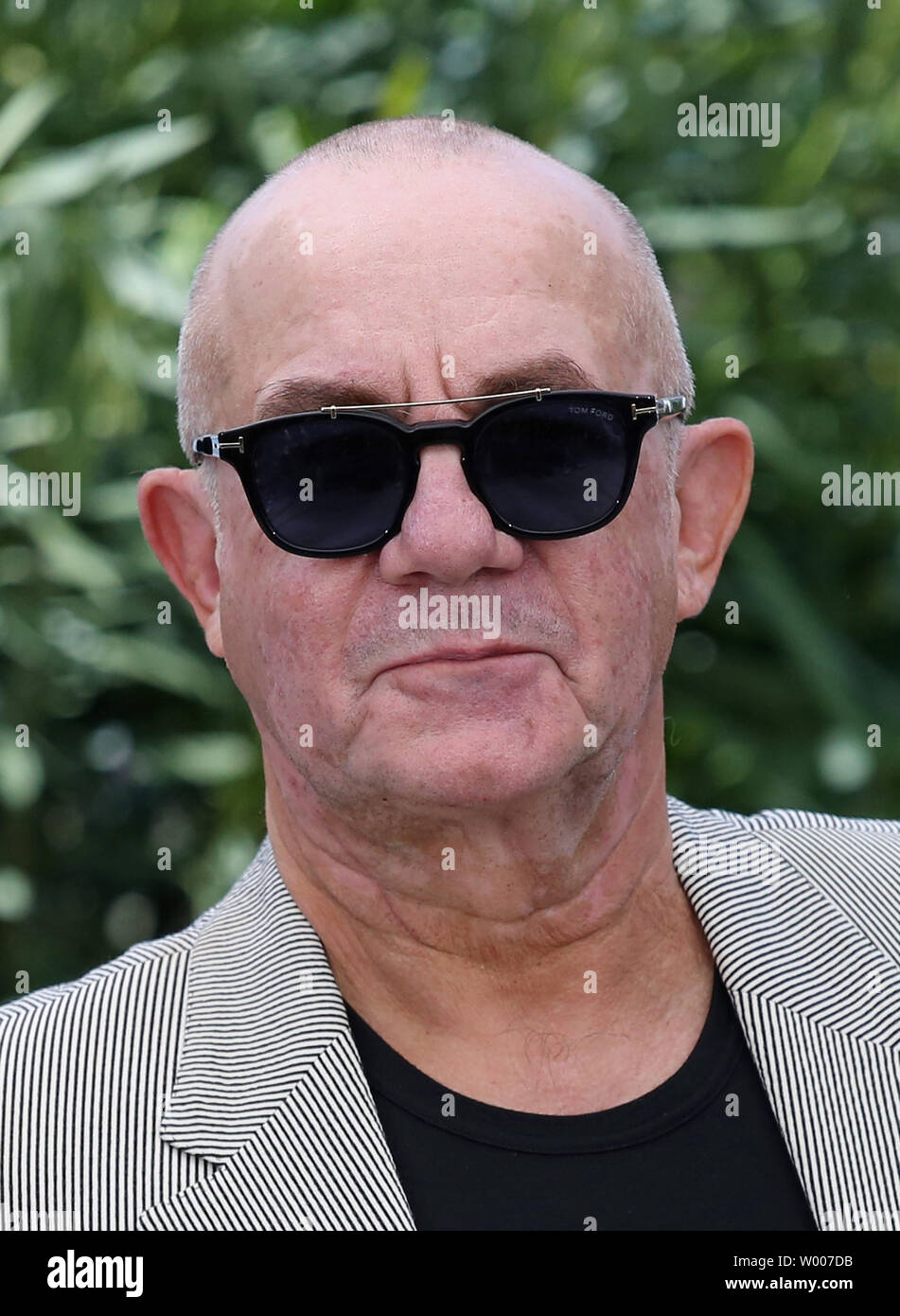Bernie Taupin arrives at a photocall for the film "Rocketman" during ...