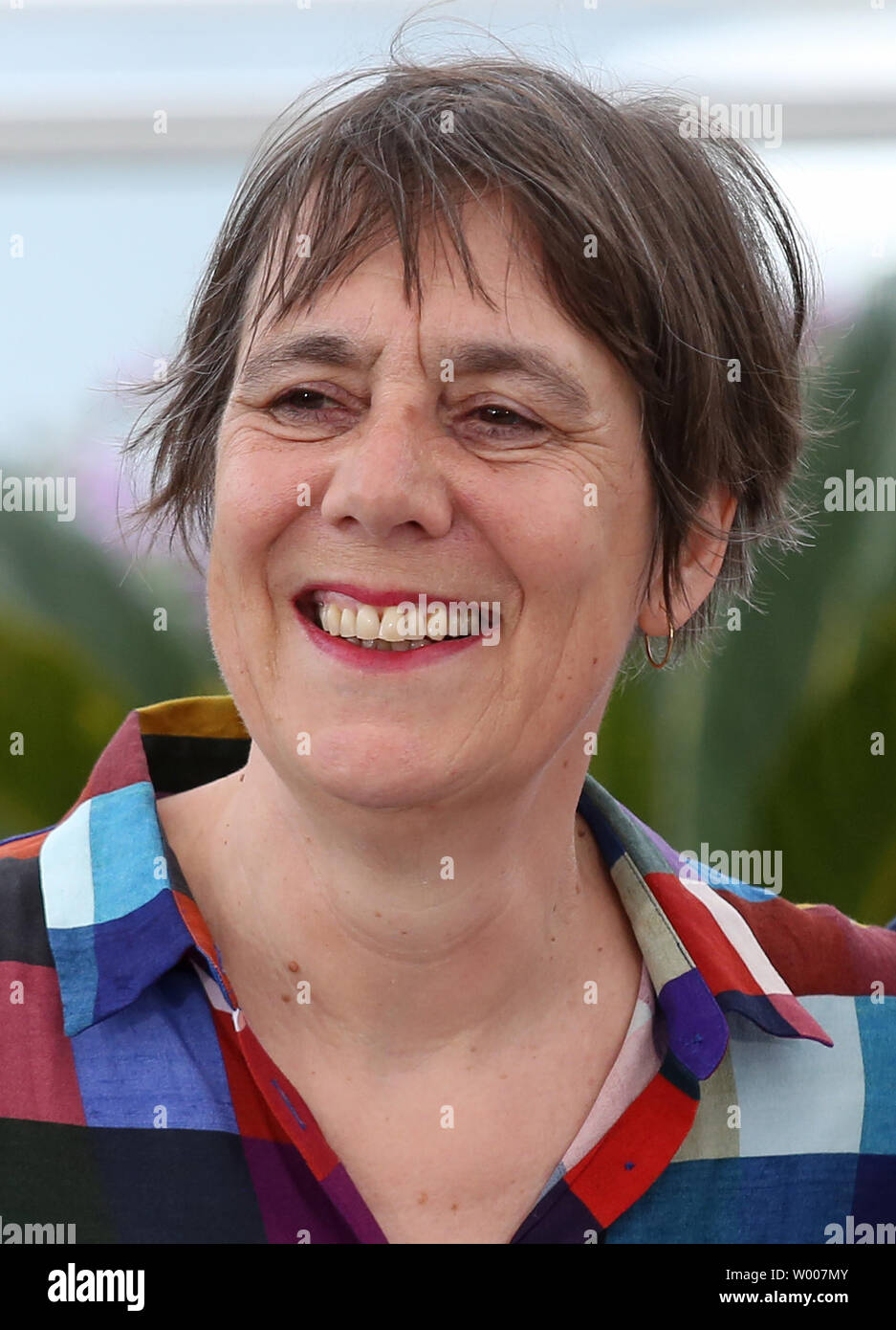 Rebecca O'Brien arrives at a photocall for the film "Sorry We Missed ...