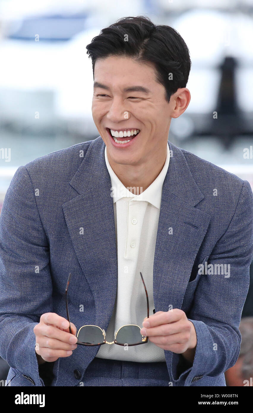 Moo Yul Kim arrives at a photocall for the film "The Gangster, The Cop ...