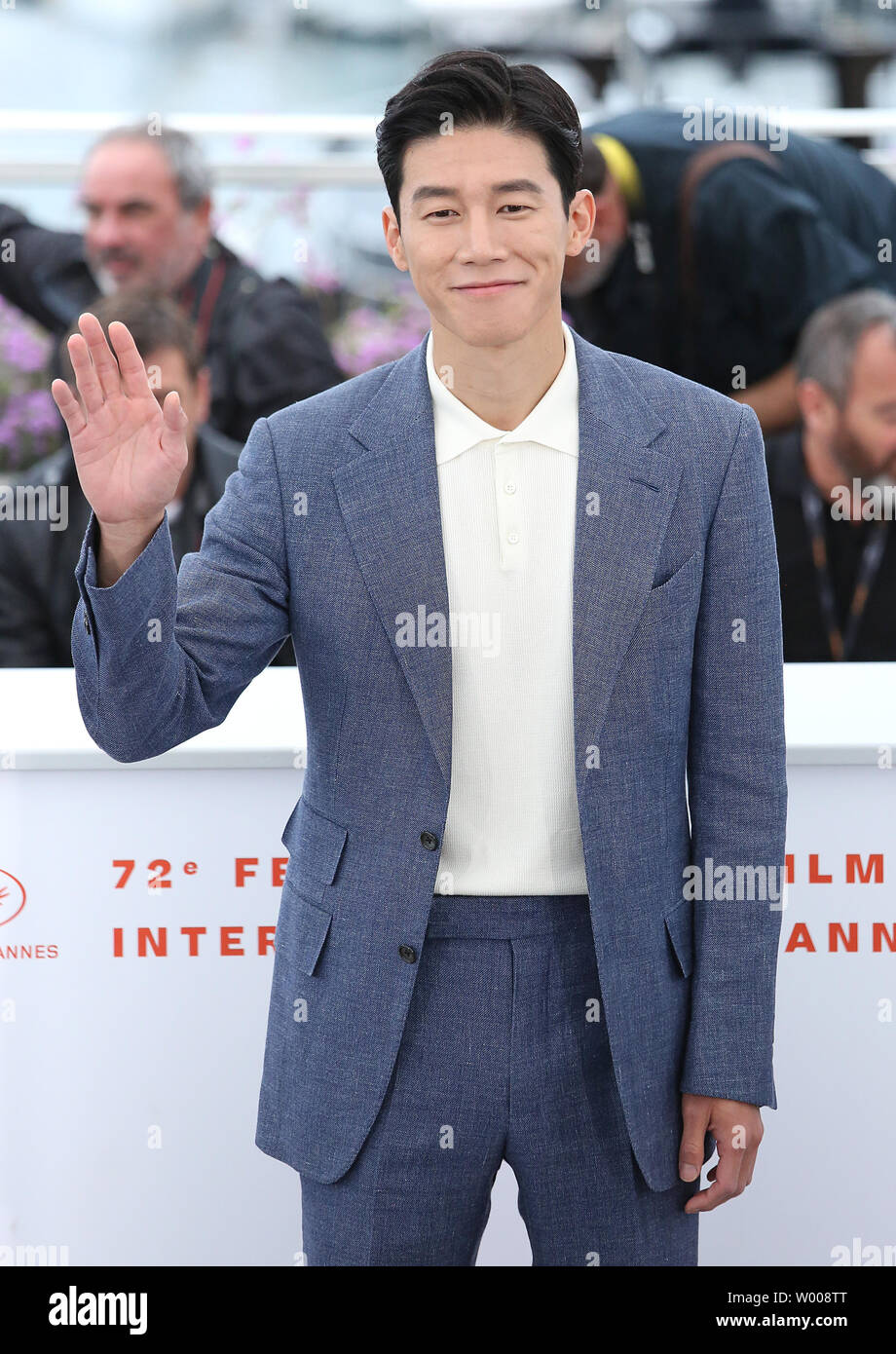 Moo Yul Kim arrives at a photocall for the film "The Gangster, The Cop ...
