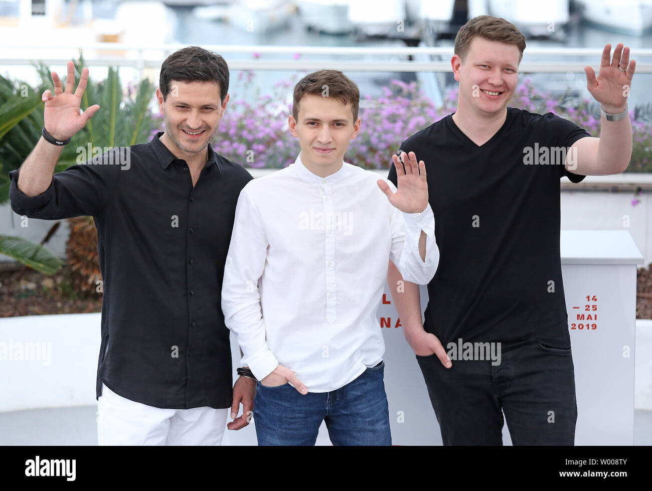 Akhtem Seitablayev (L), Remzi Bilyalov (C) and Nariman Aliev arrive at ...