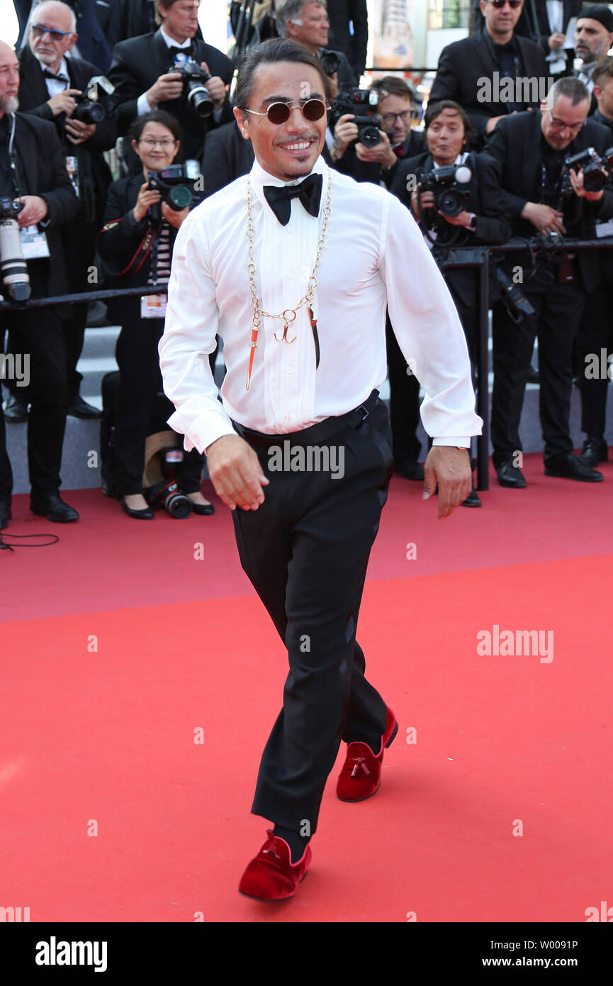 Nusret Gokce (aka Salt Bae) arrives on the red carpet before the ...