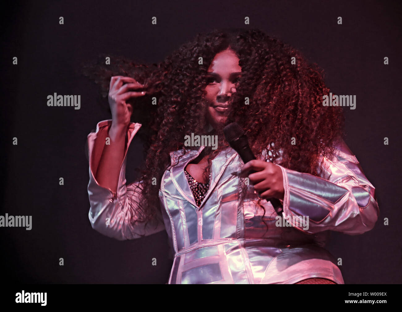 Lizzo Performing at Manchester Ritz Featuring: Lizzo, Melissa Viviane ...