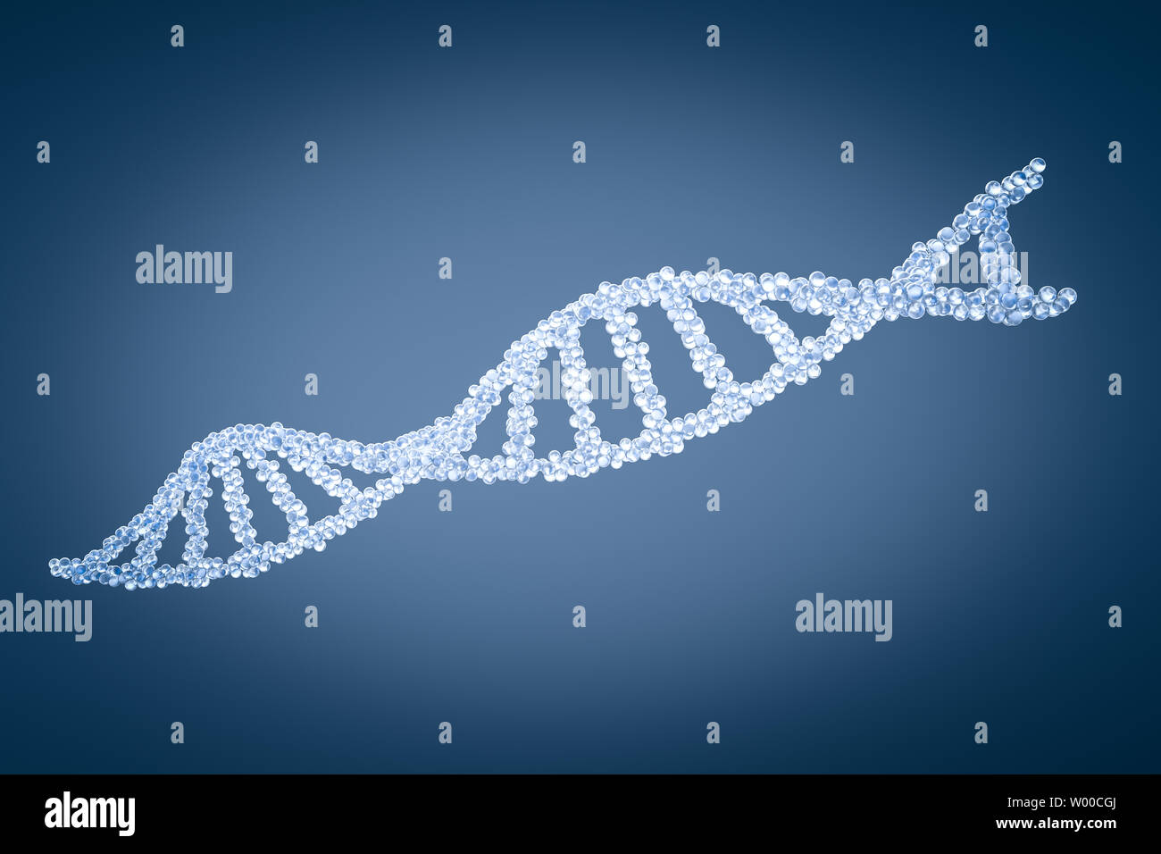 Spherical spiral DNA, three-dimensional rendering Stock Photo - Alamy