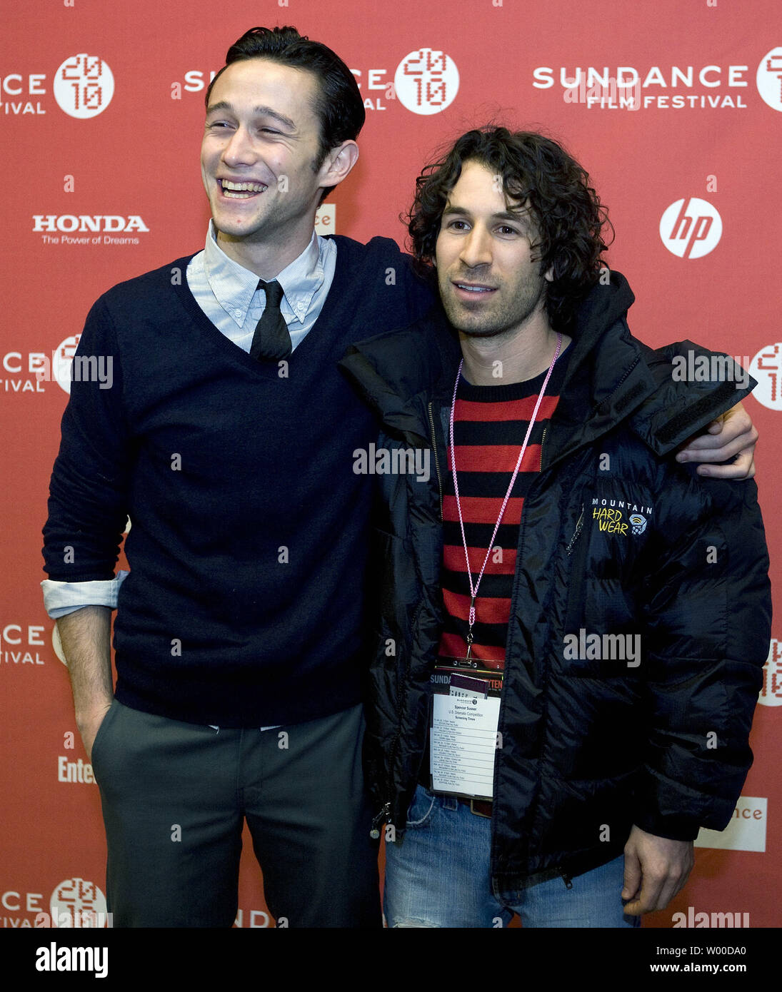 Lead actor Joseph Gordon-Levitt (L) and co-writer and director Spencer ...
