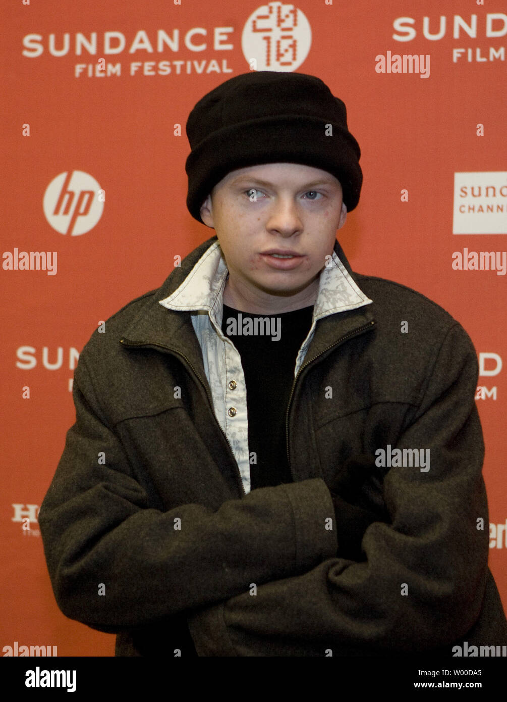 Actor Devon Brochu arrives for the world premiere of "Hesher" at the ...