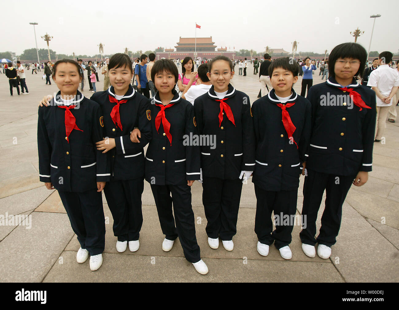 Student protesters in tiananmen square hi-res stock photography and ...