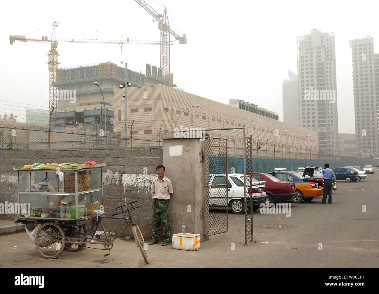The massive new US embassy being built in Beijing, July 28, 2006. The ...