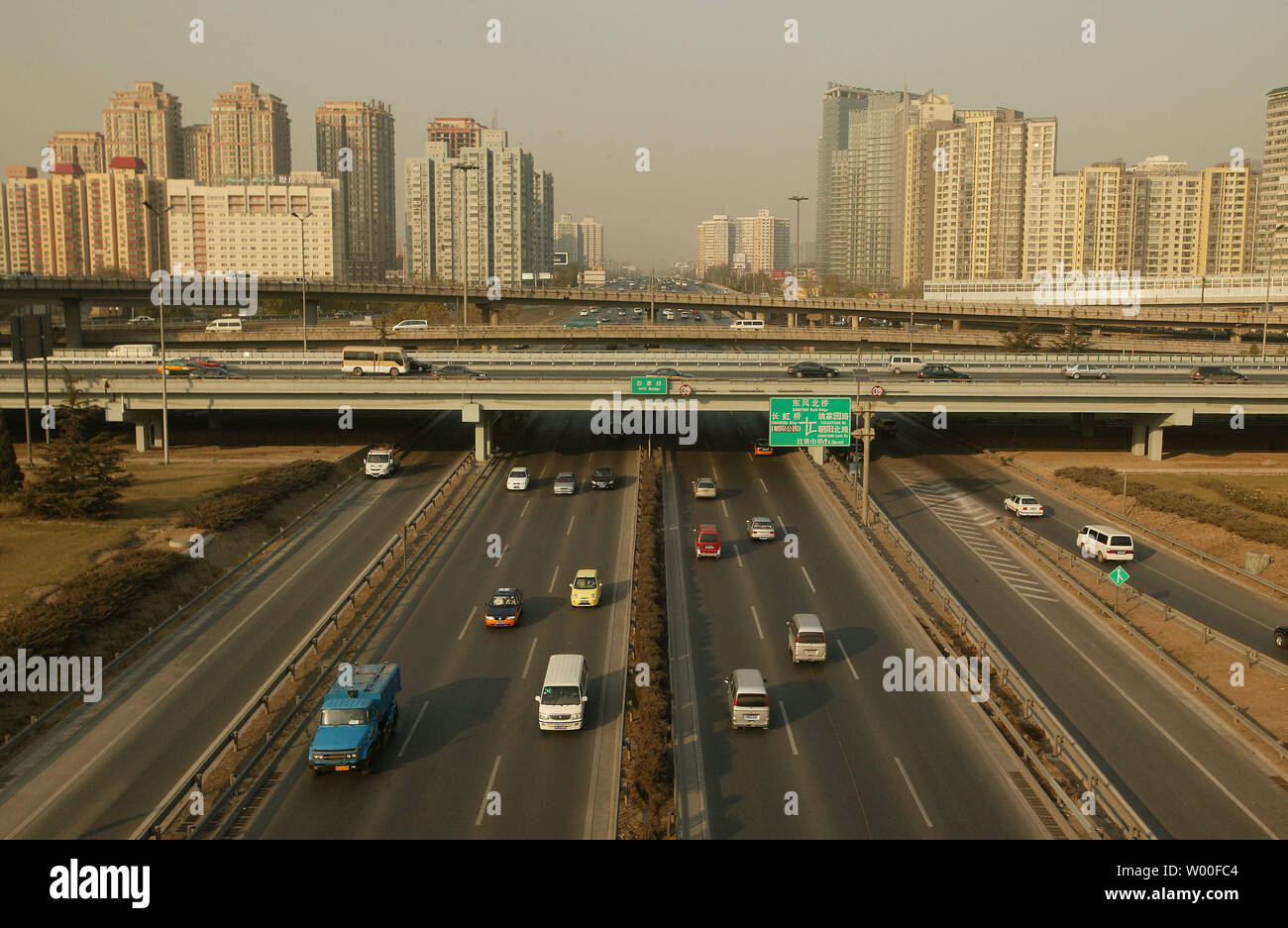 Traffic passes over several new, major expressway expansions ...