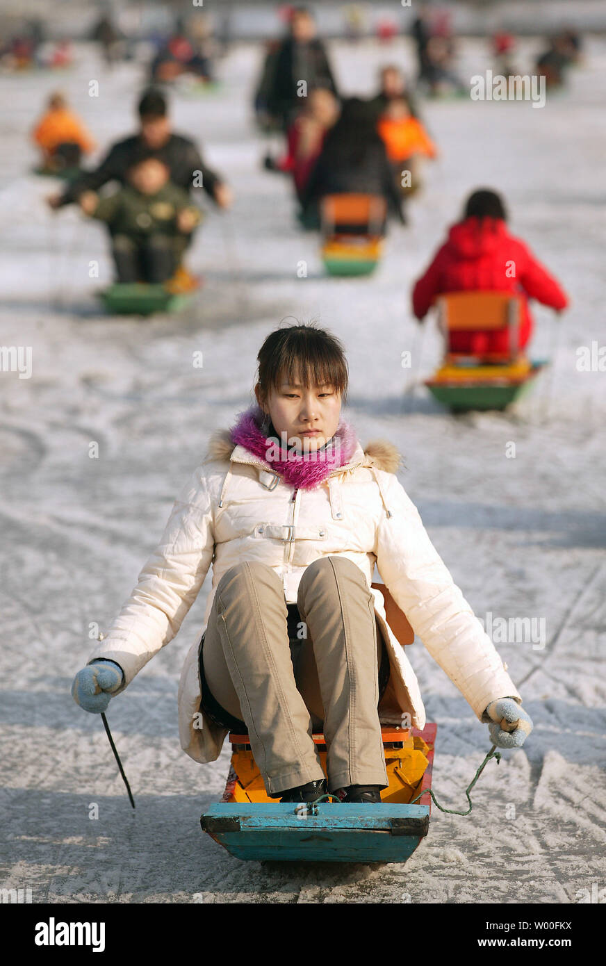 Sled races ice hi-res stock photography and images - Alamy