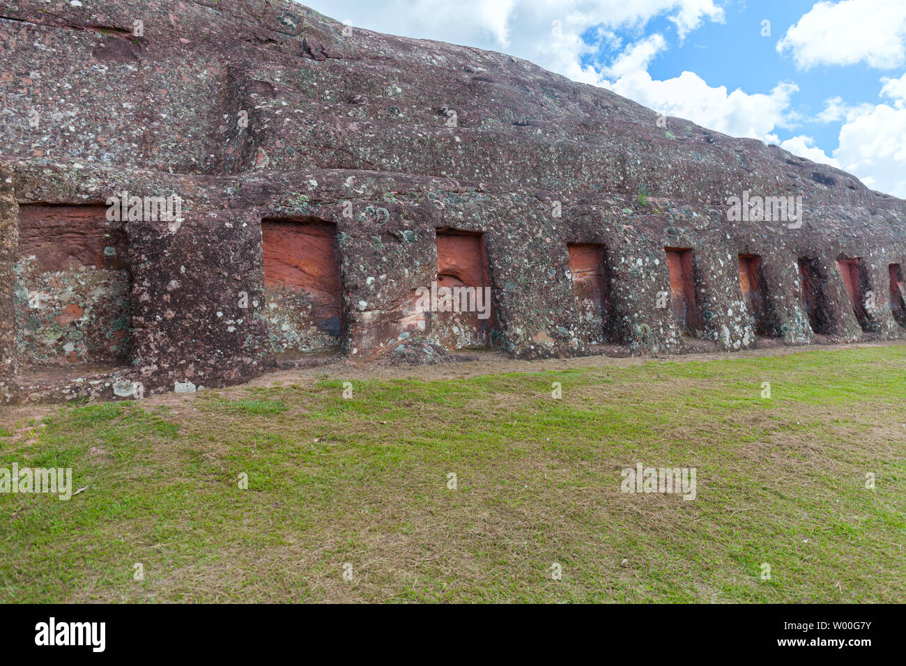 Traces and remnants of an ancient civilization. Archaeological site of ...