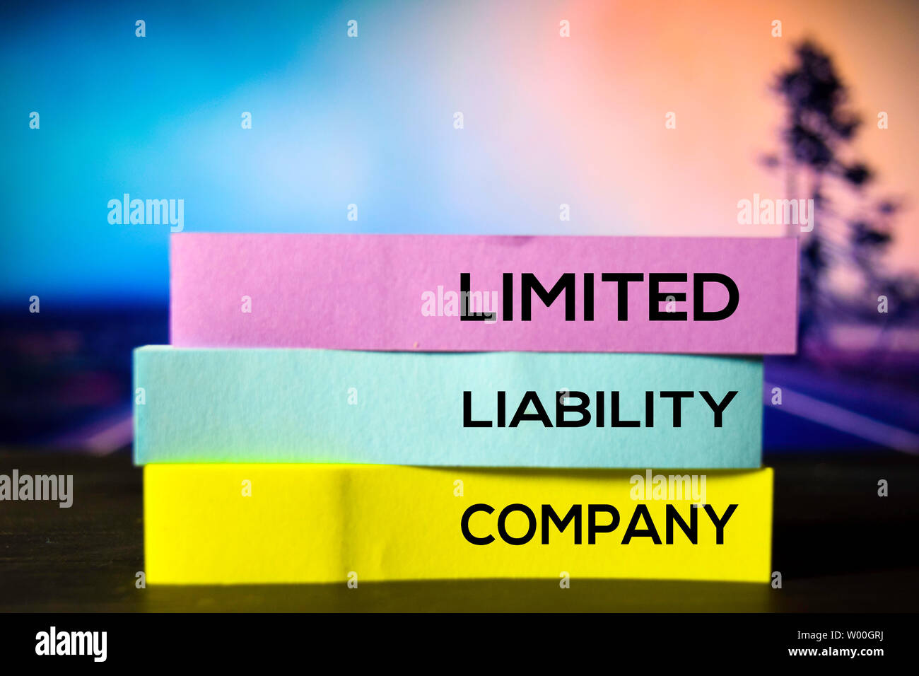 Llc text limited liability hi-res stock photography and images - Alamy