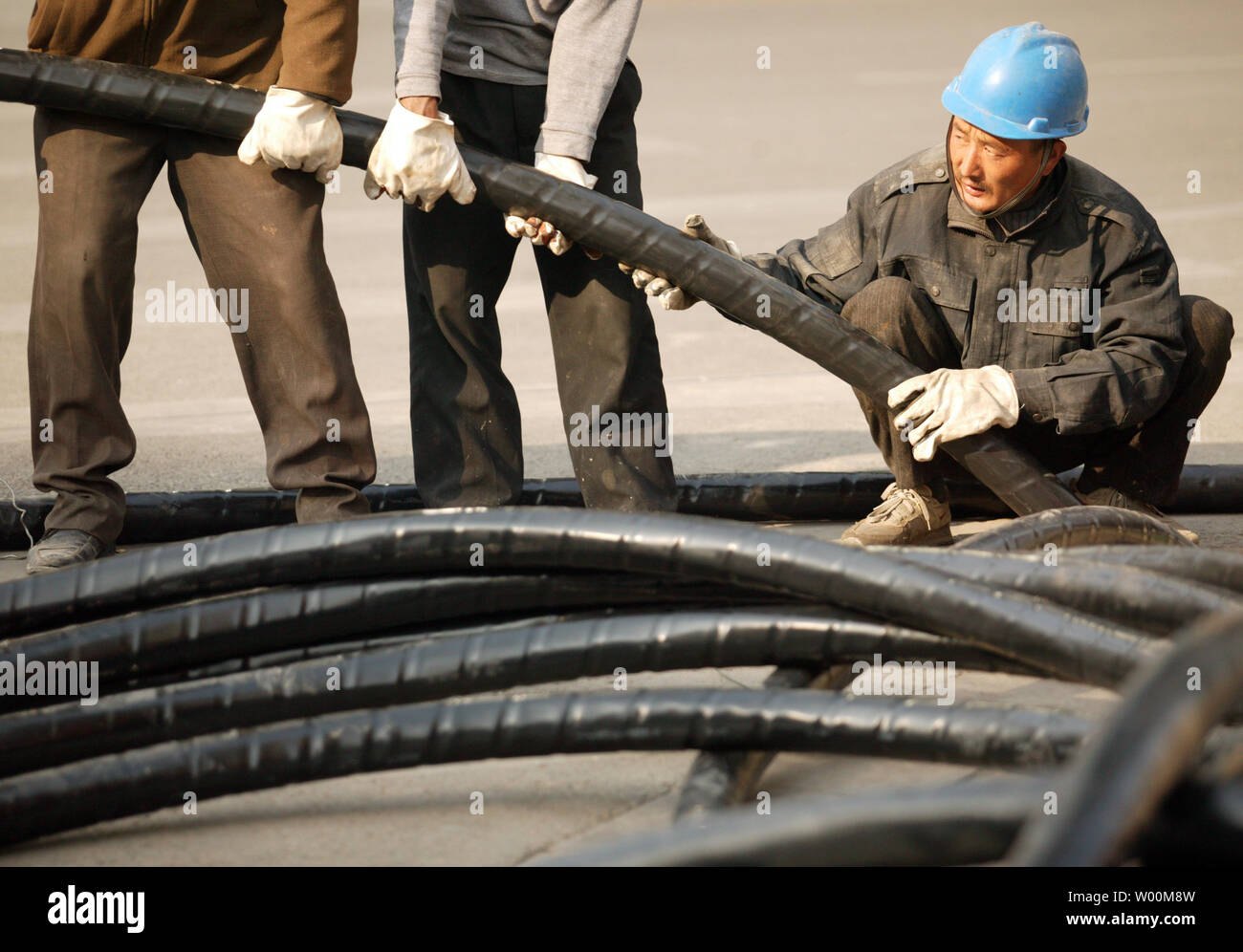 Beijing china power lines in hi-res stock photography and images - Alamy
