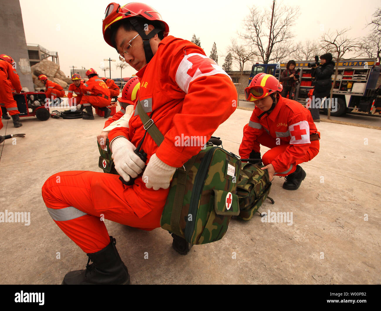 China International Search and Rescue (CISAR) teams take part in a ...