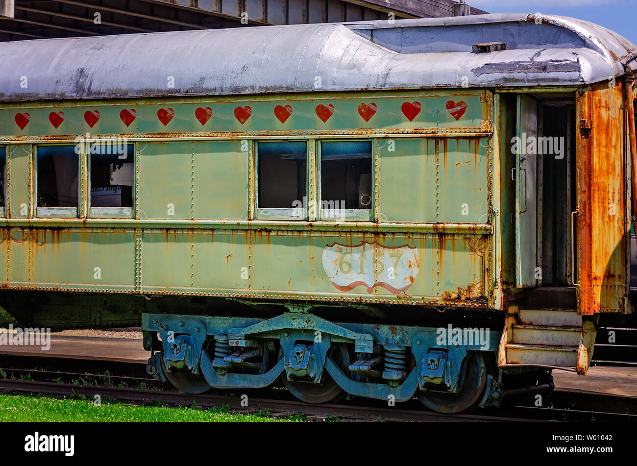 A 90-year-old Pullman sleeper car, used in the movie "This Property is ...