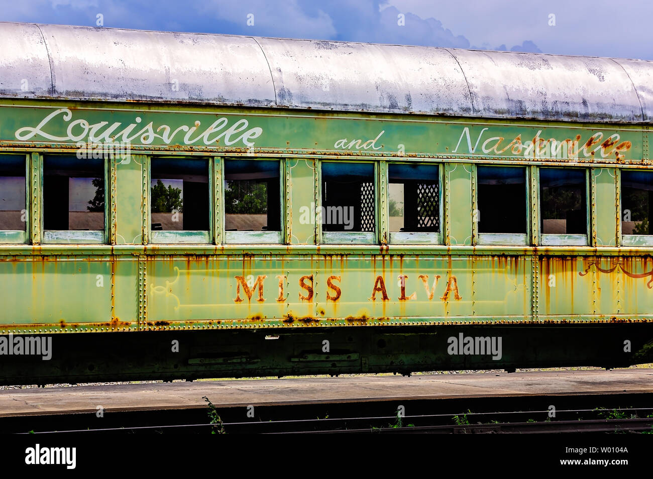 A 90-year-old Pullman sleeper car, used in the movie "This Property is ...