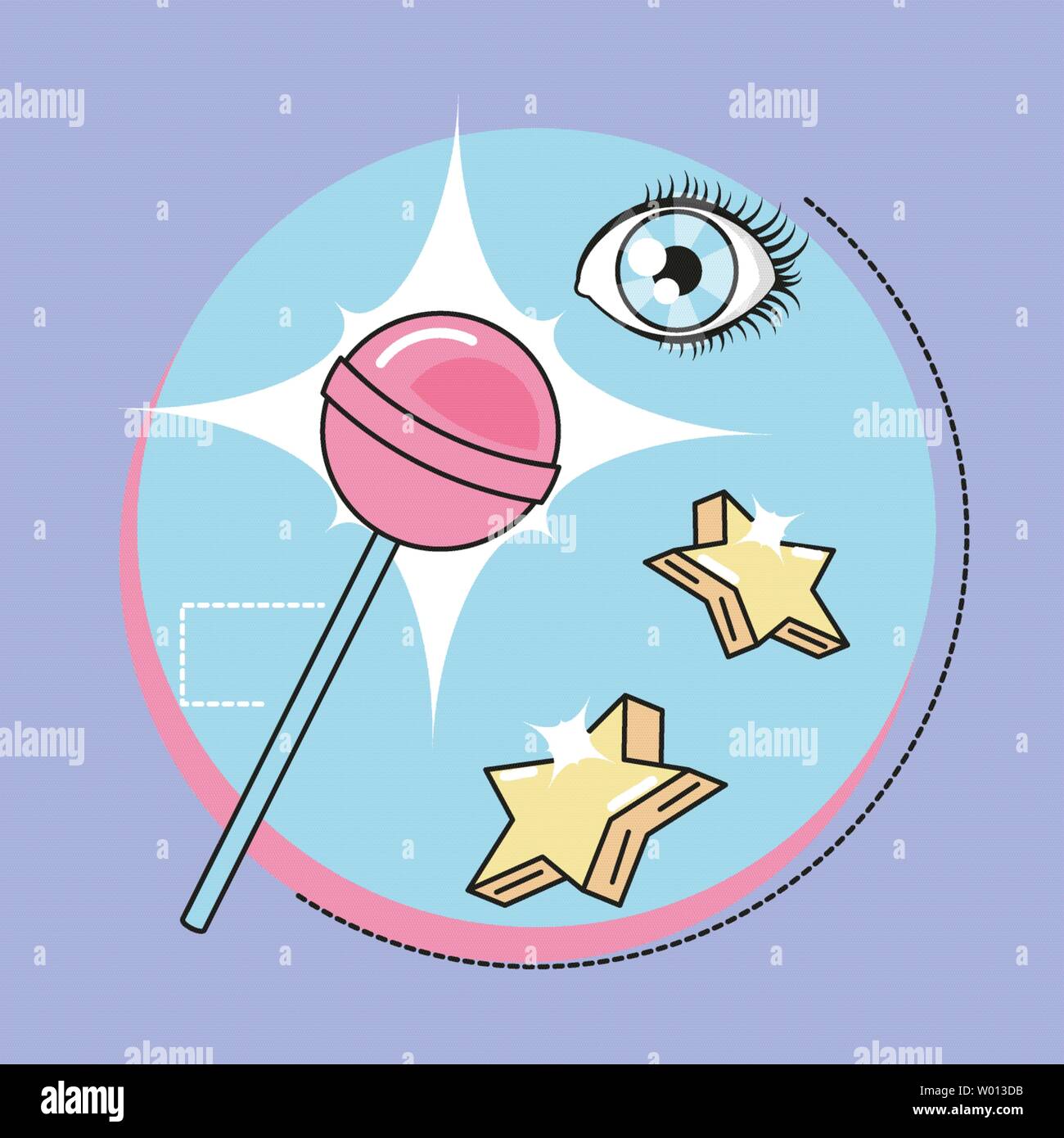 90s style candy design, Vintage retro fashion culture funky and ...