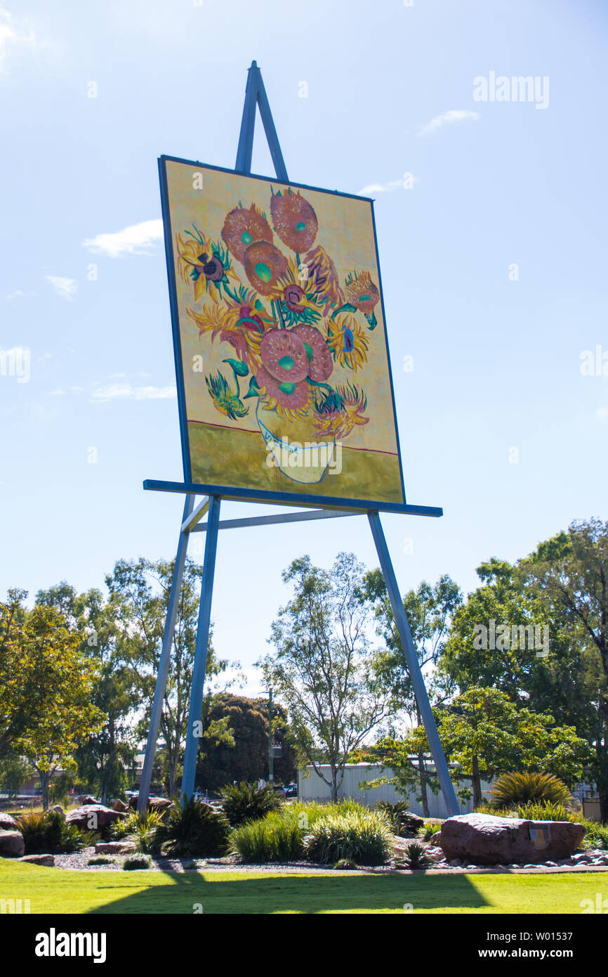 The big easel Stock Photo - Alamy