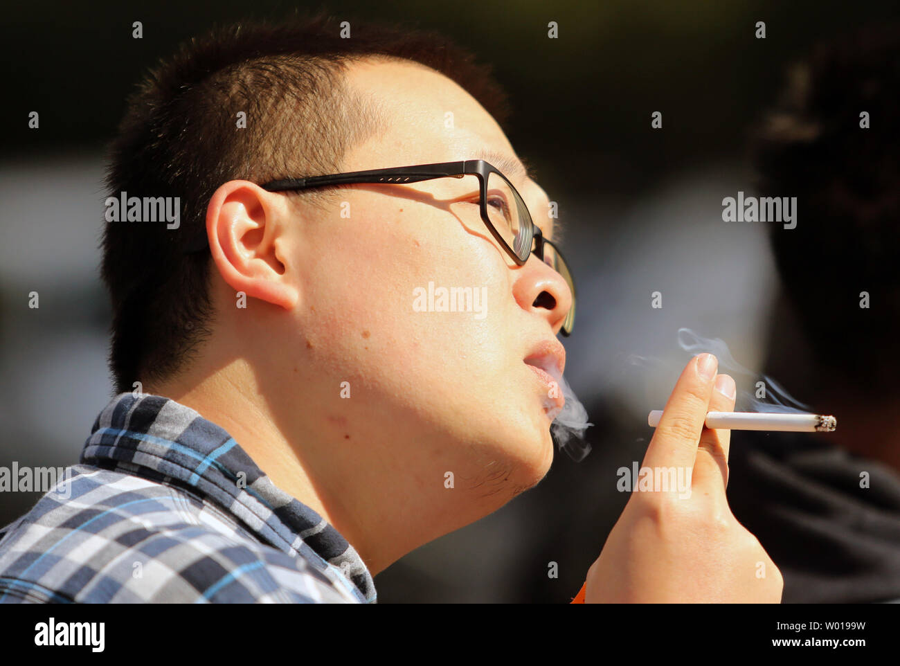 Chines Boys Smoking