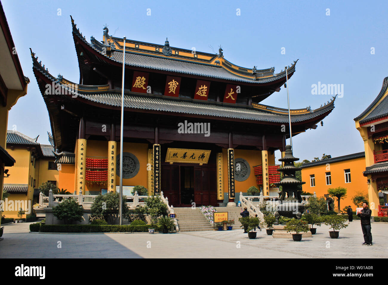 Shanghai Xihai Temple Stock Photo - Alamy