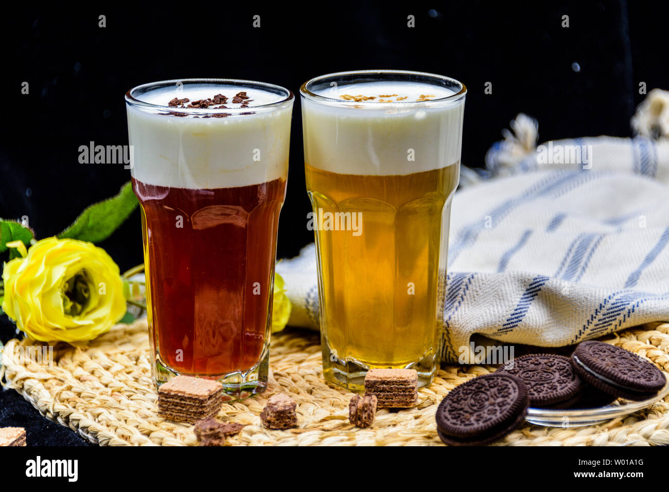 Milk cover hi-res stock photography and images - Alamy