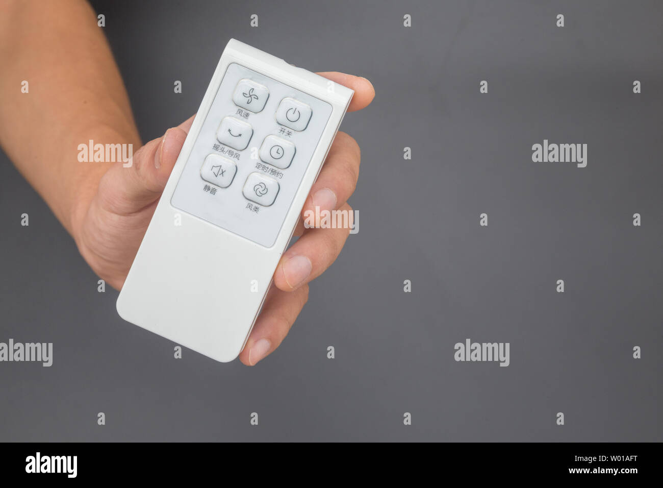Air-conditioning remote control Stock Photo - Alamy