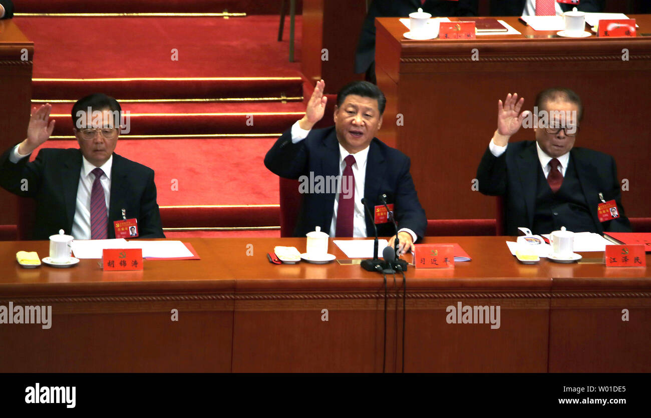 Xi jinping hu jintao jiang zemin hi-res stock photography and images ...