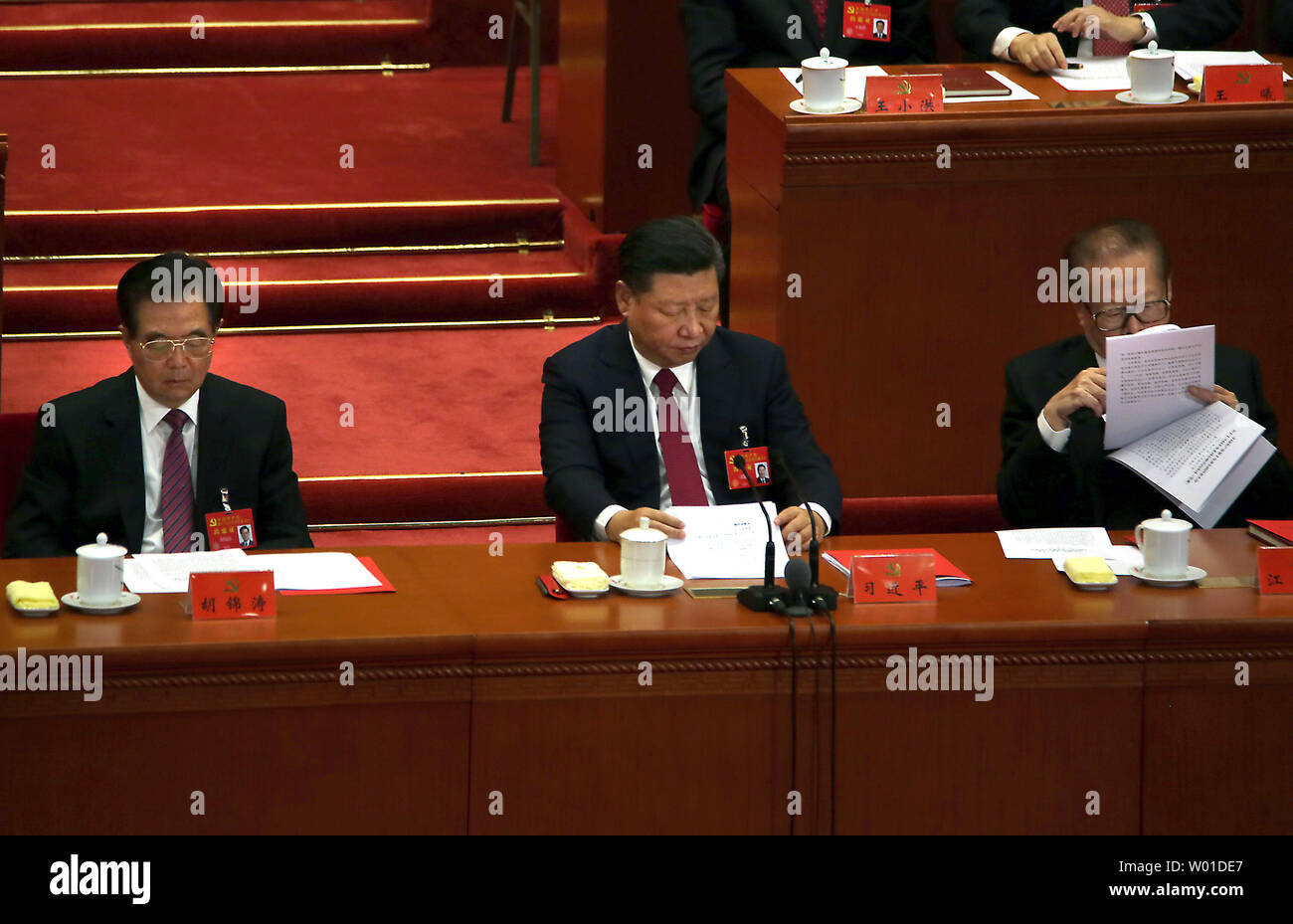 Xi jinping hu jintao jiang zemin hi-res stock photography and images ...