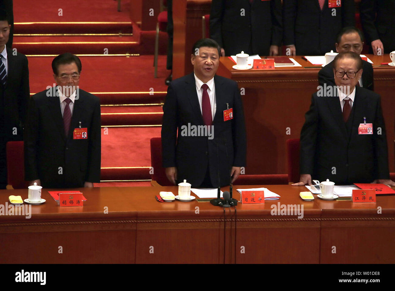 Xi jinping hu jintao jiang zemin hi-res stock photography and images ...
