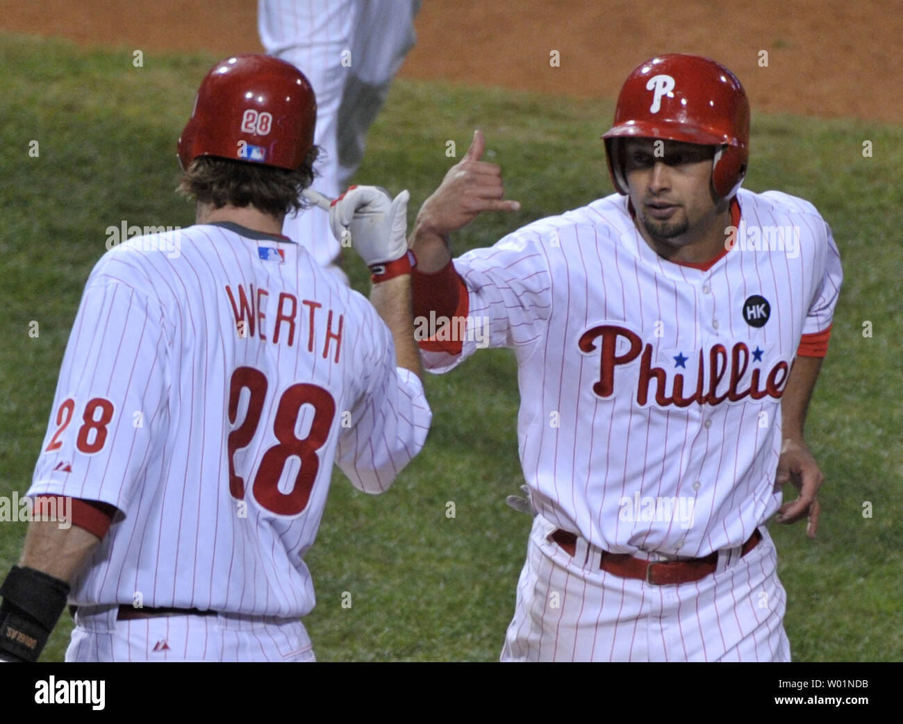 Chase utley jayson werth hi-res stock photography and images - Alamy