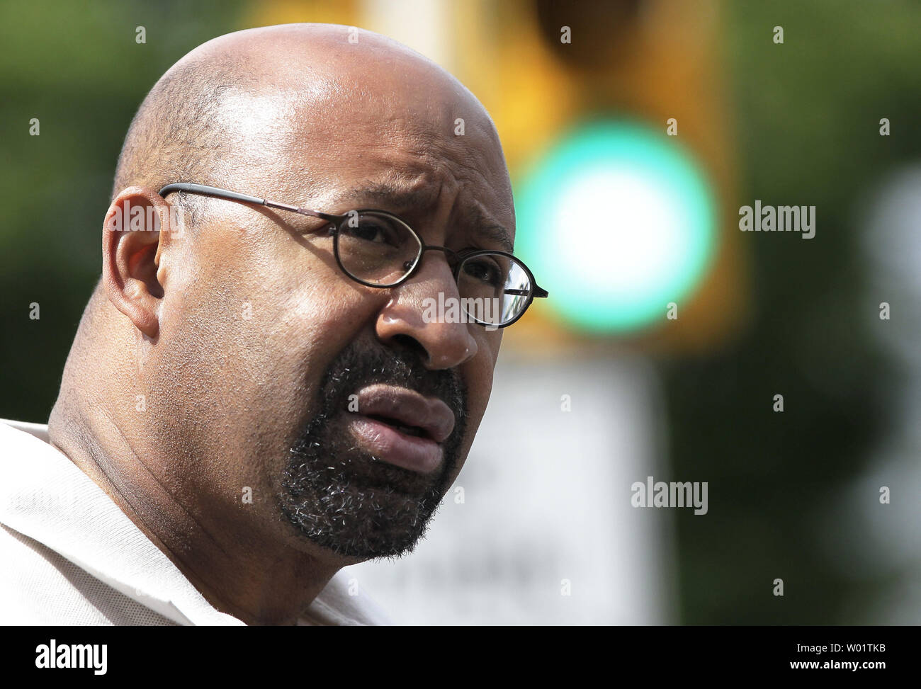 Philadelphia Mayor Michael Nutter speaks at a press conference after an ...