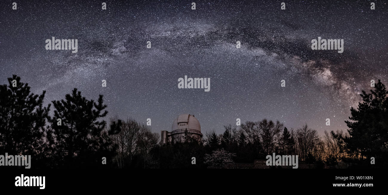 Panorama of the stars at the Xinglong Station of the National ...