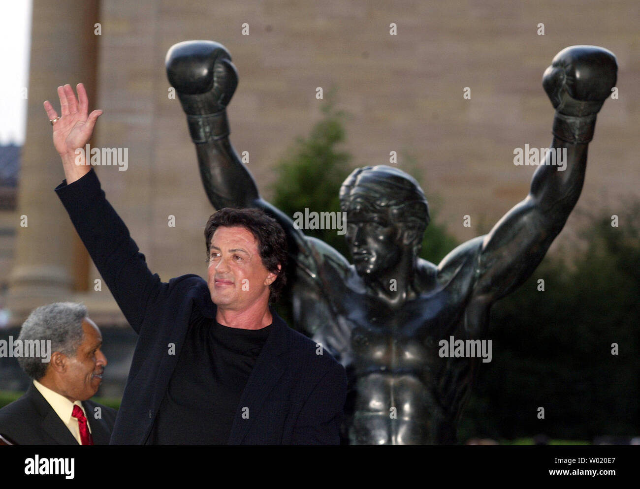 Sylvester Stallone attends the Rocky Statue Dedication Ceremony at the ...