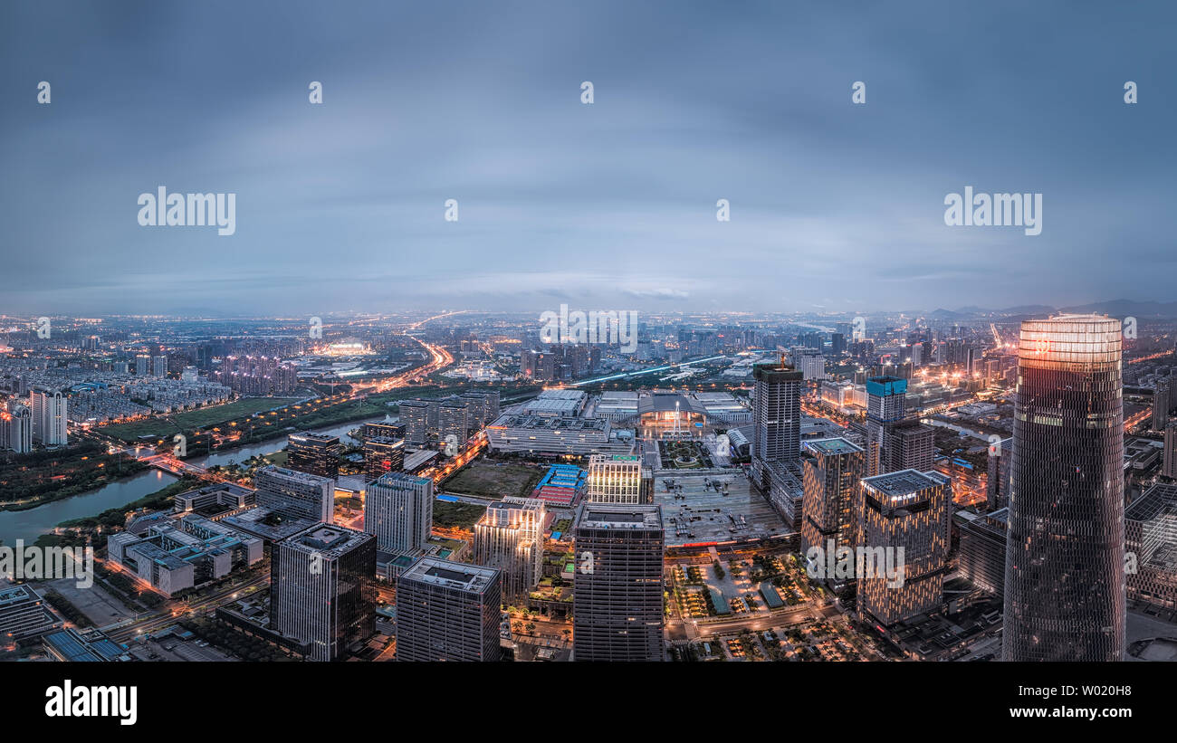City Night Scenery Outdoor Stock Photo - Alamy